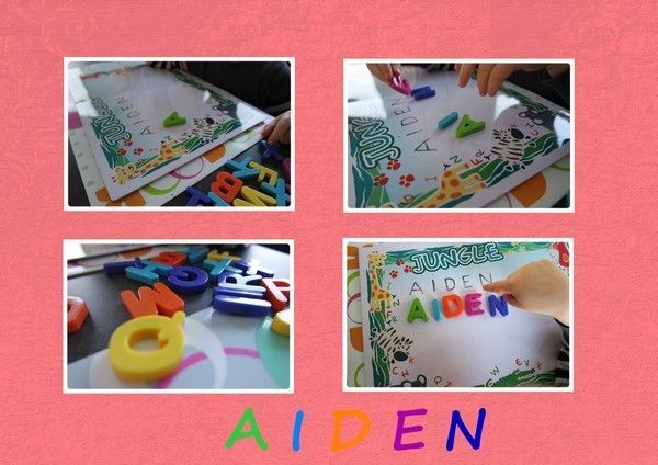 Reconnaître les lettres de son prénom